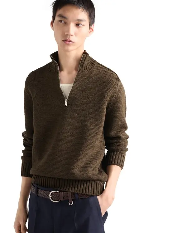 Prada Wool Turtleneck - Forest Green
