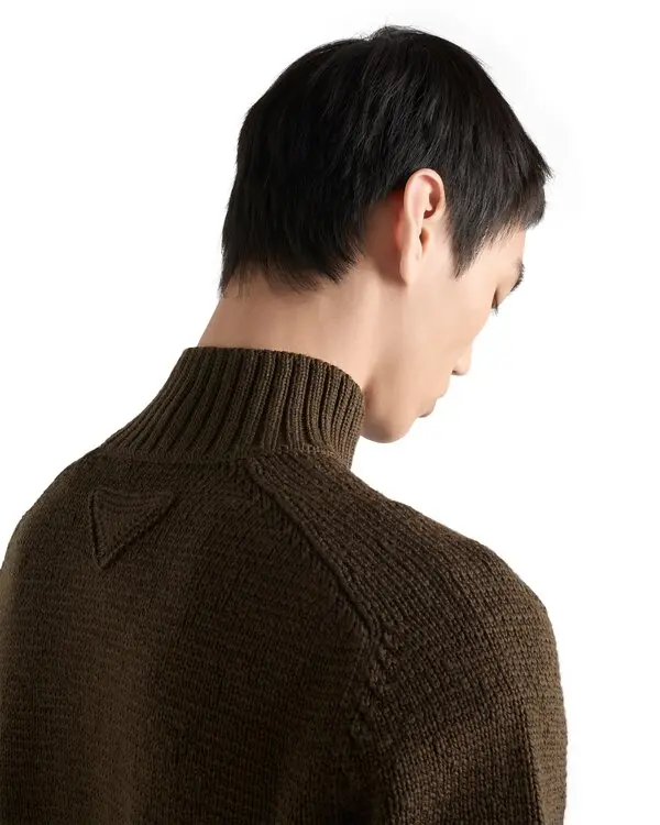 Prada Wool Turtleneck - Forest Green