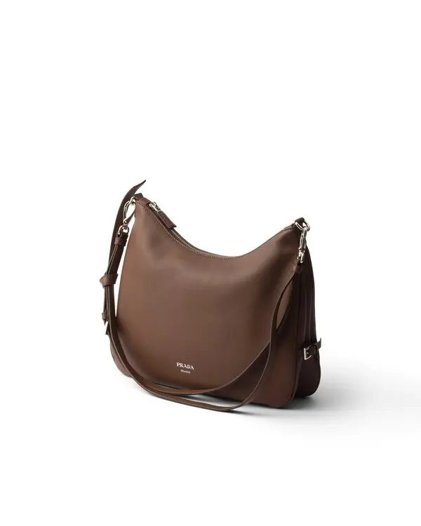 Prada Leather Shoulder Bag - Palisander