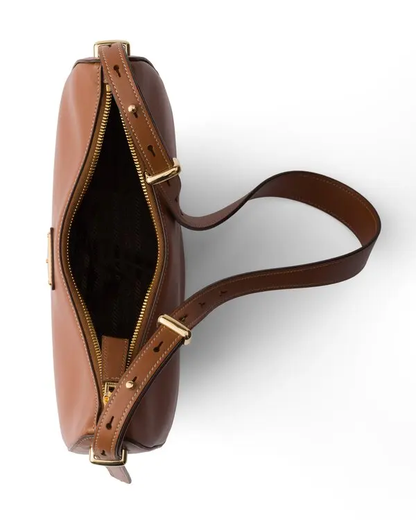 Prada Arqué Small Leather Shoulder Bag