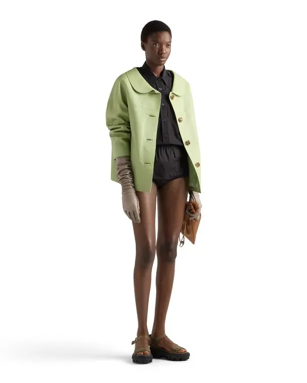 Prada Nappa Leather Jacket - Willow