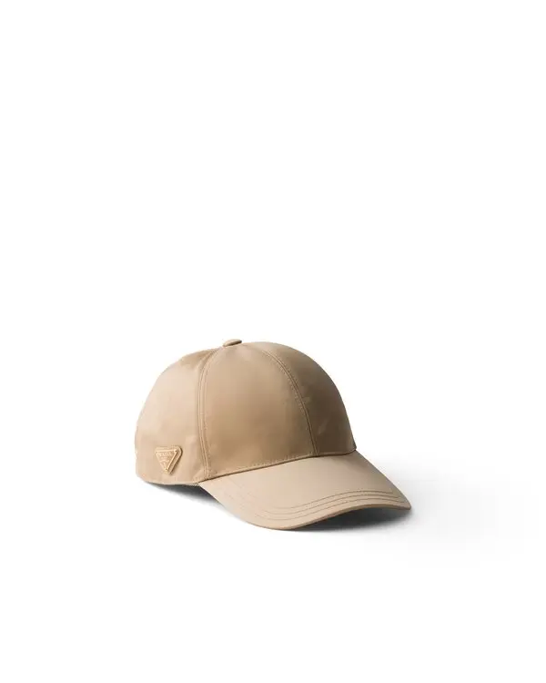 Prada Re-nylon Baseball Cap - Camel