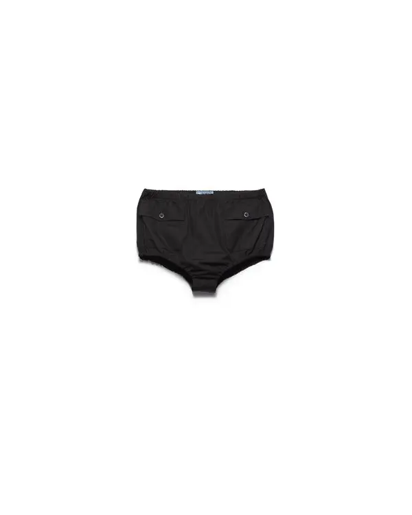 Prada Poplin Shorts - Black