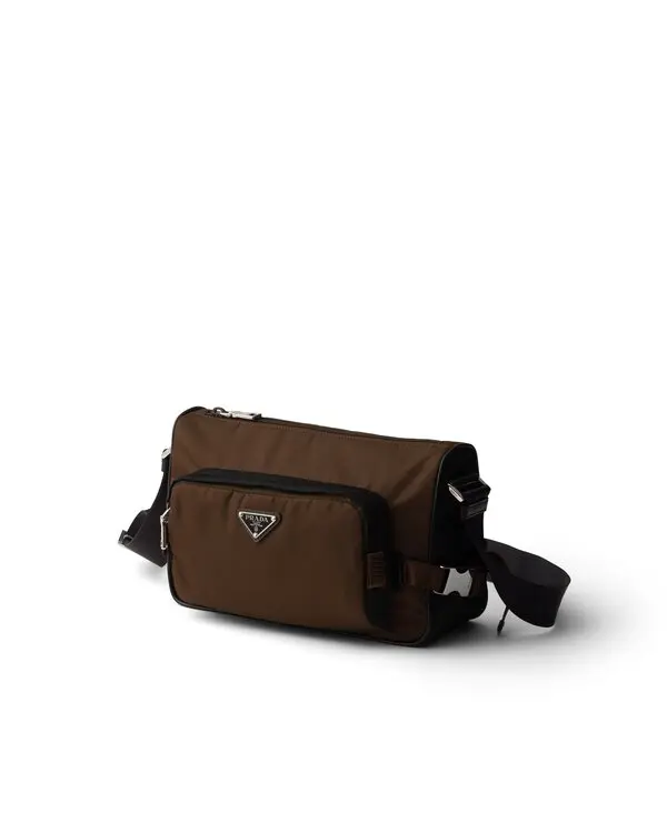 Prada Re-nylon And Leather Shoulder Bag