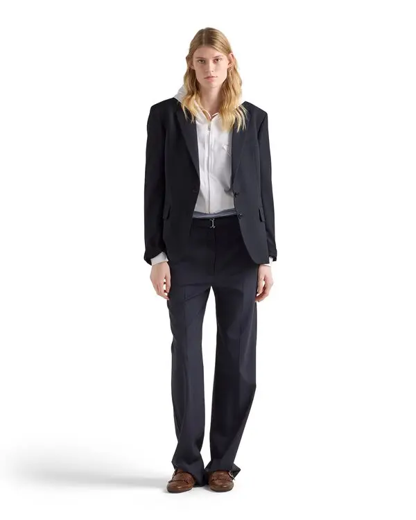 Prada Single-breasted Wool Jacket
