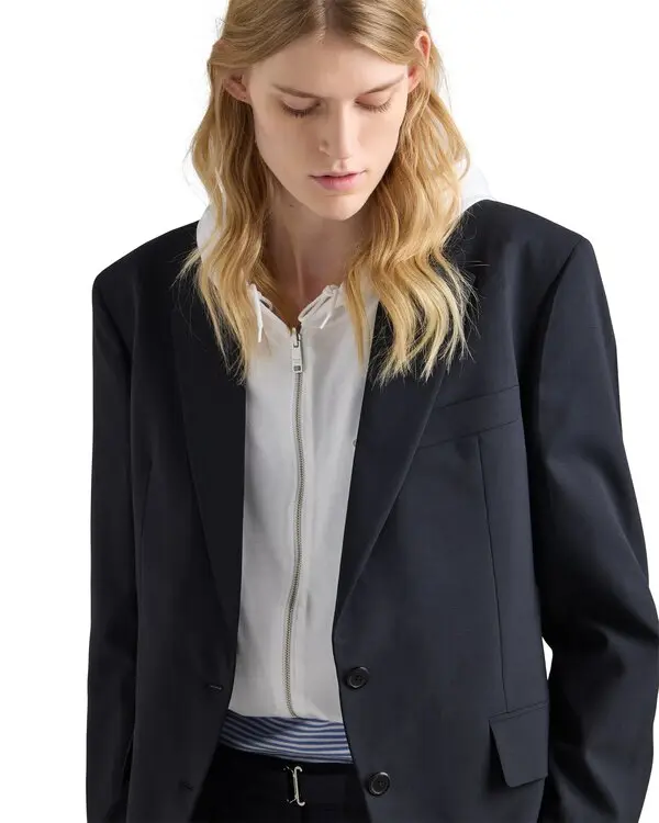 Prada Single-breasted Wool Jacket