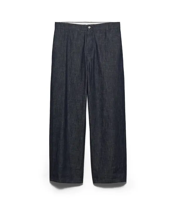Prada Raw Denim Regular Fit Jeans
