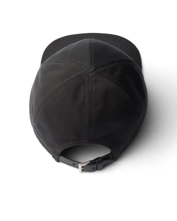 Prada Cotton Baseball Cap - Black