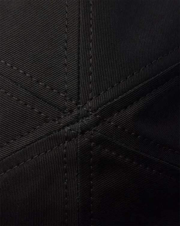 Prada Cotton Baseball Cap - Black