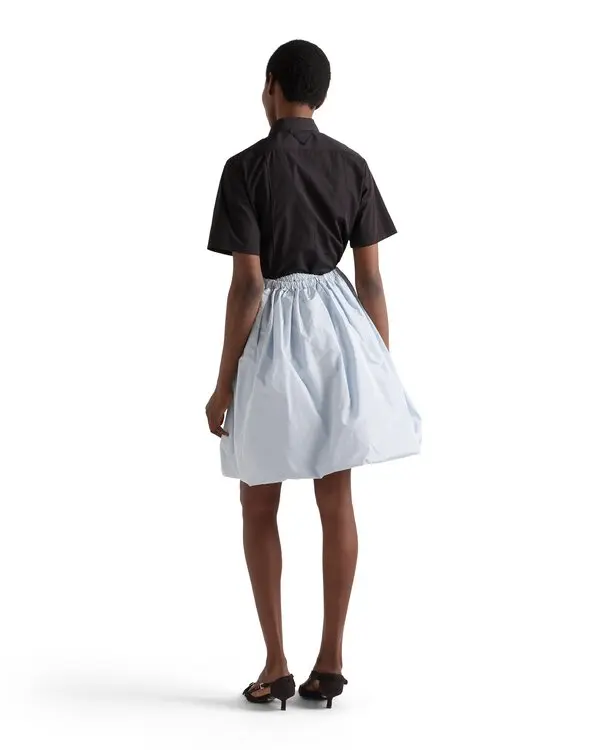 Prada Short-sleeve Poplin Shirt