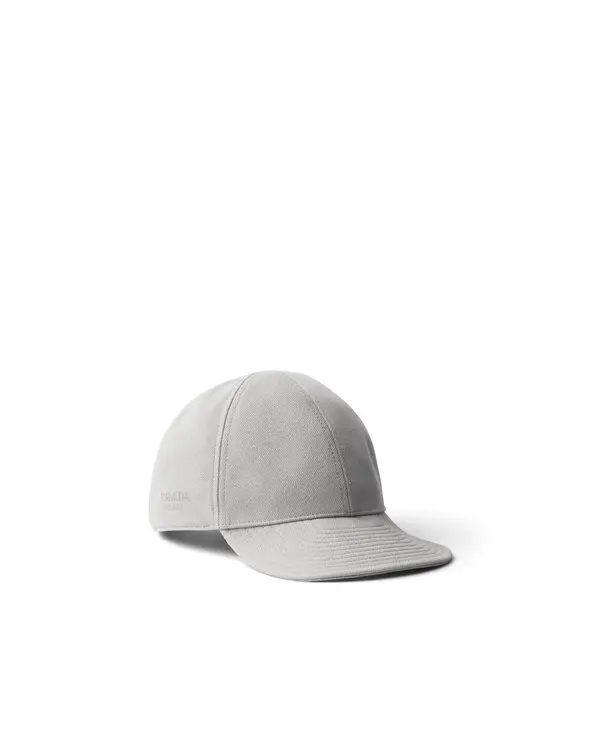 Prada Denim Baseball Cap - Gray