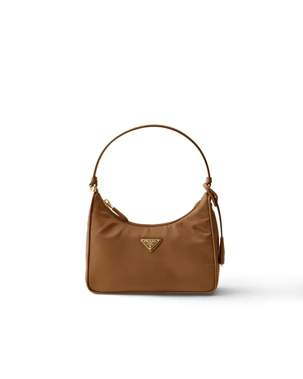 Prada Re-edition 2005 Re-nylon And Saffiano Mini Bag - Brandy