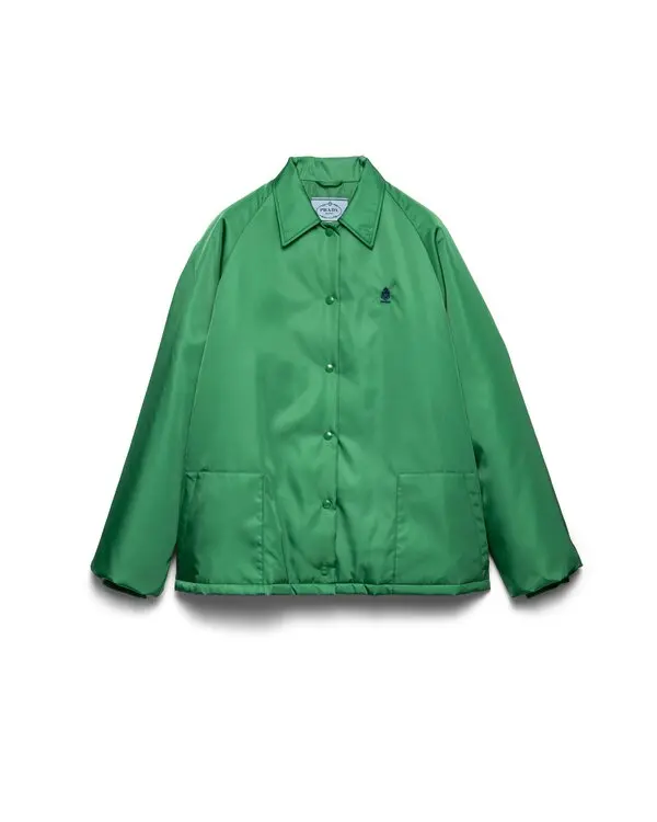 Prada Re-nylon Blouson Jacket - Green