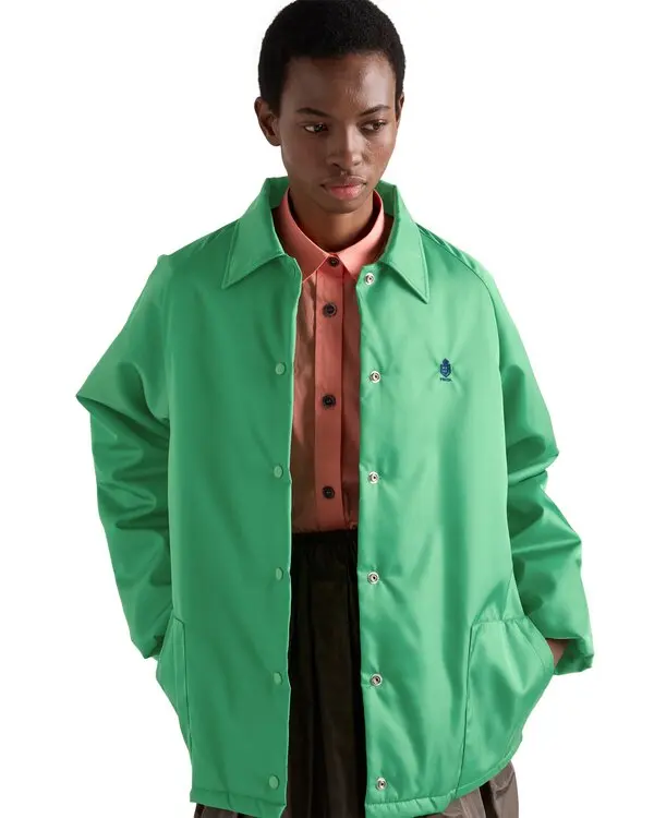 Prada Re-nylon Blouson Jacket - Green