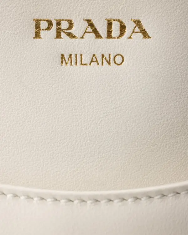 Prada Mini Leather Handbag - White