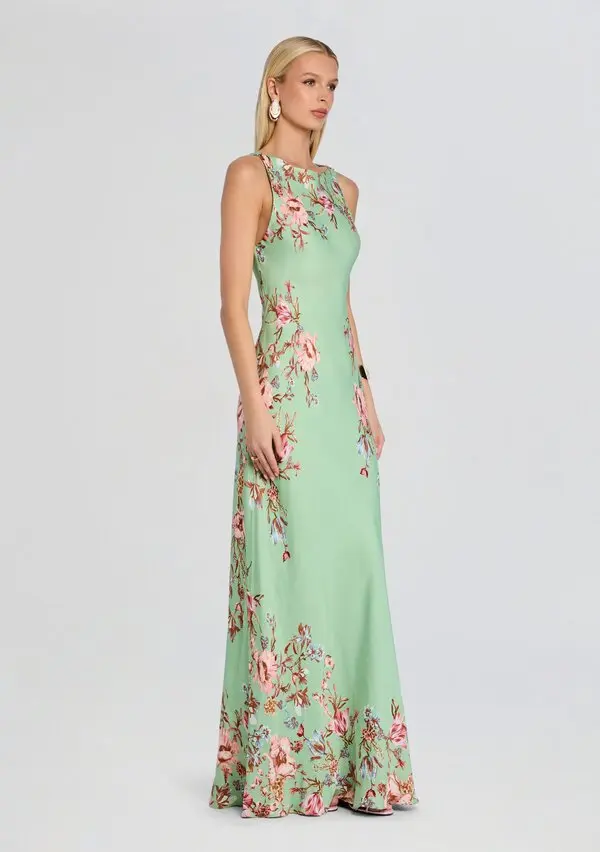 Hemant & Nandita Ezra Bias Maxi Dress