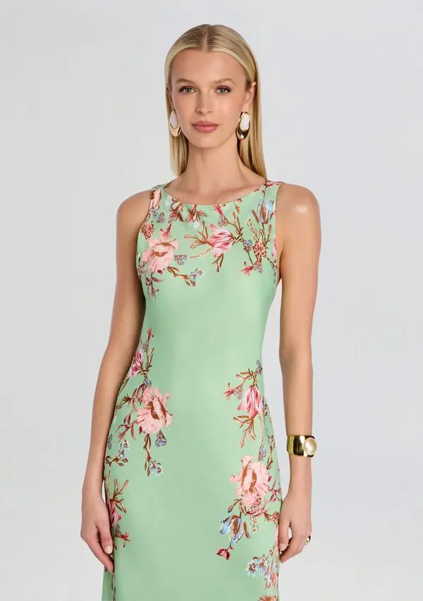 Hemant & Nandita Ezra Bias Maxi Dress