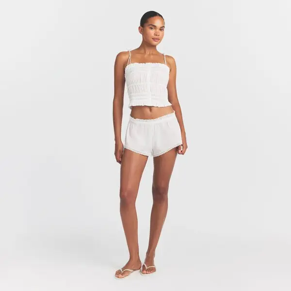 SKIMS Poplin Short - Snow