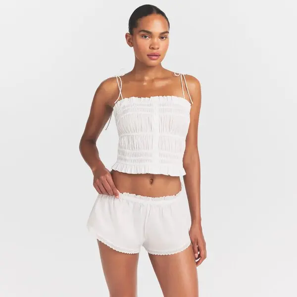SKIMS Poplin Short - Snow