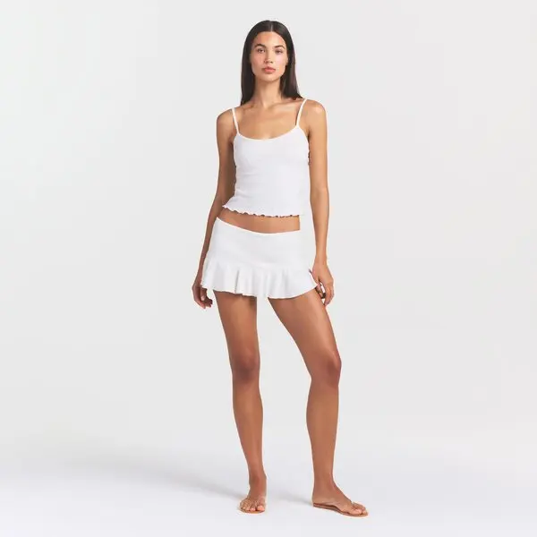 SKIMS Cami Top In Heavy Pointelle - Marble