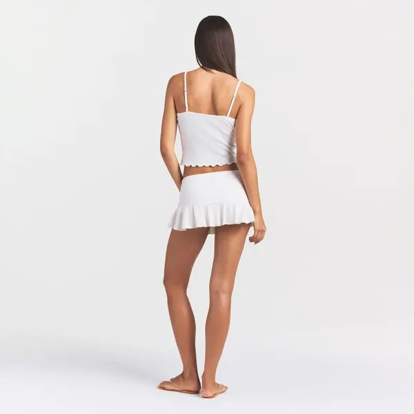 SKIMS Cami Top In Heavy Pointelle - Marble