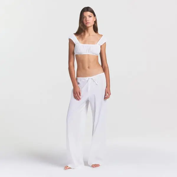 SKIMS Poplin Pant - Snow