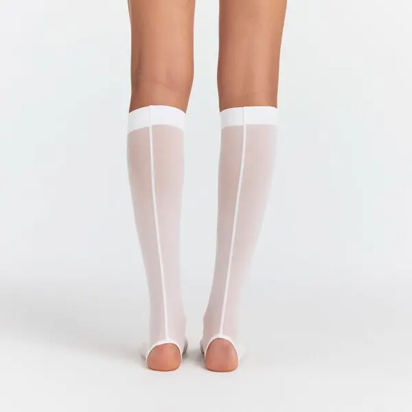 SKIMS Open Toe Knee High Stockings