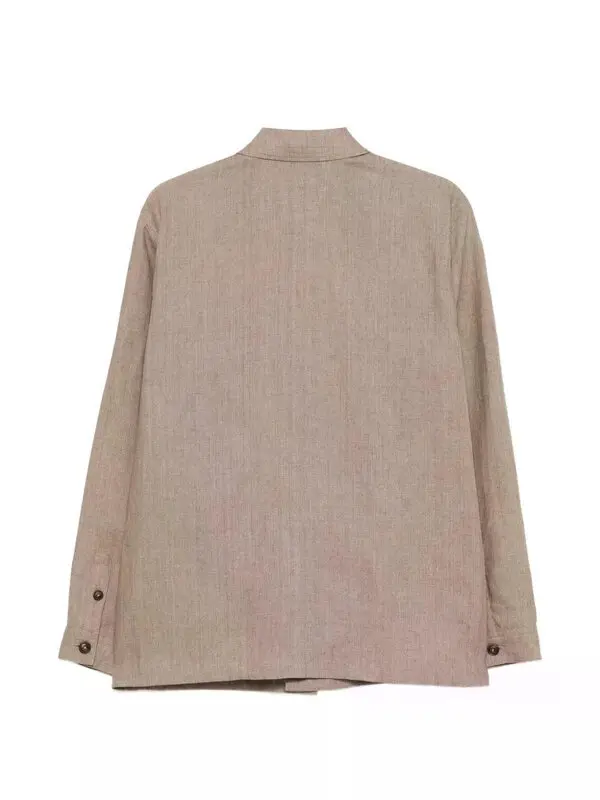 FAY Linen Chest-pocket Shirt