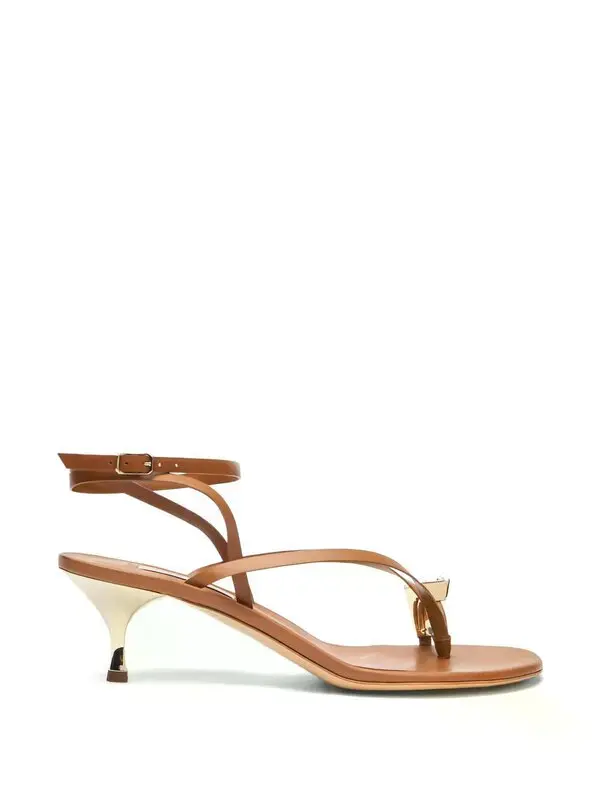 Casadei Julia Crystal-embellished Leather Sandals