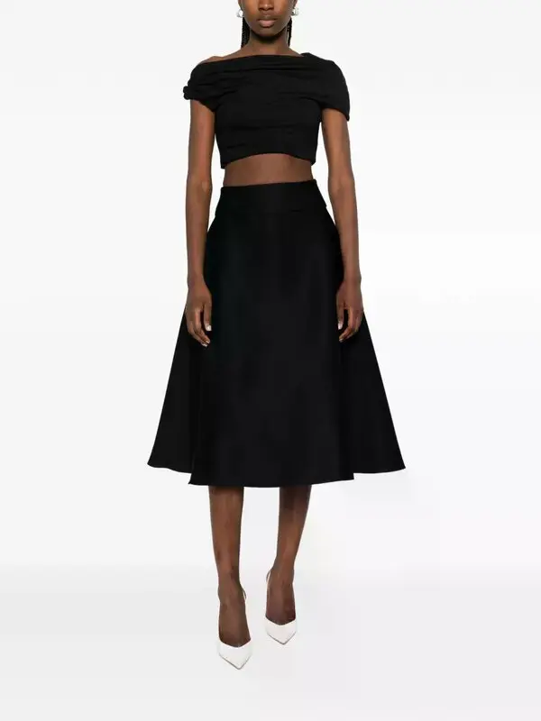 David Koma A-line Midi Skirt