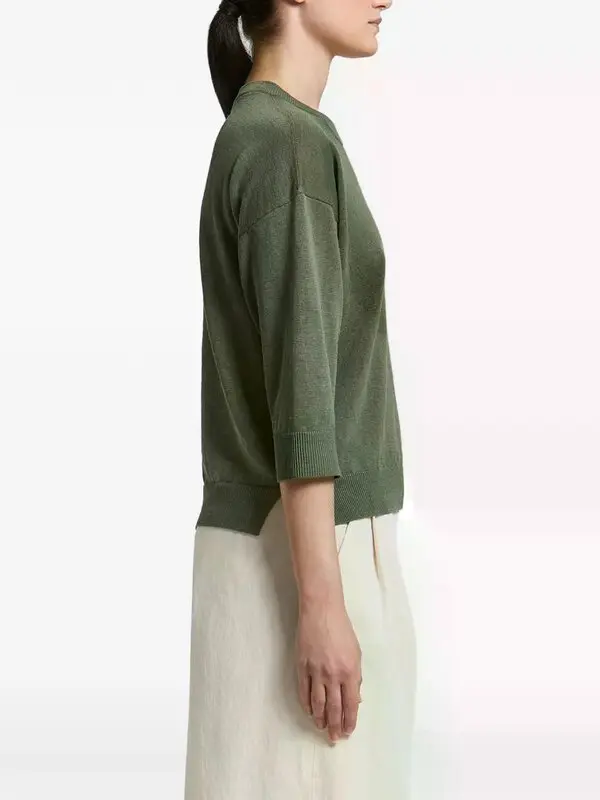 Peserico Bead-embellished Pocket Sweater
