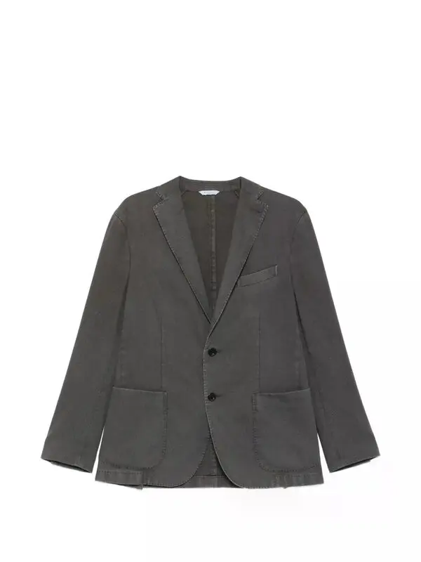 Boglioli K-jacket Single-breasted Patch-pocket Blazer - Grey