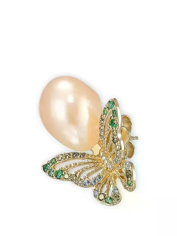 ANABELA CHAN Butterfly Multi-stone Earrings