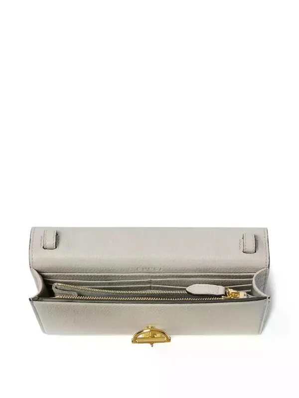 Gucci Half Horsebit Wallet - Grey