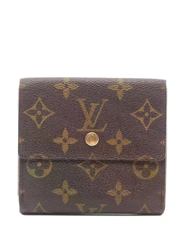 LOUIS VUITTON 2000 Elise Tri-fold Wallet - Brown