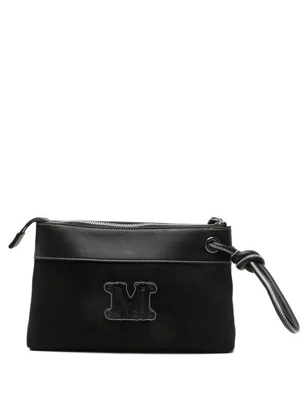 Max Mara Appliqué Wristlet - Black