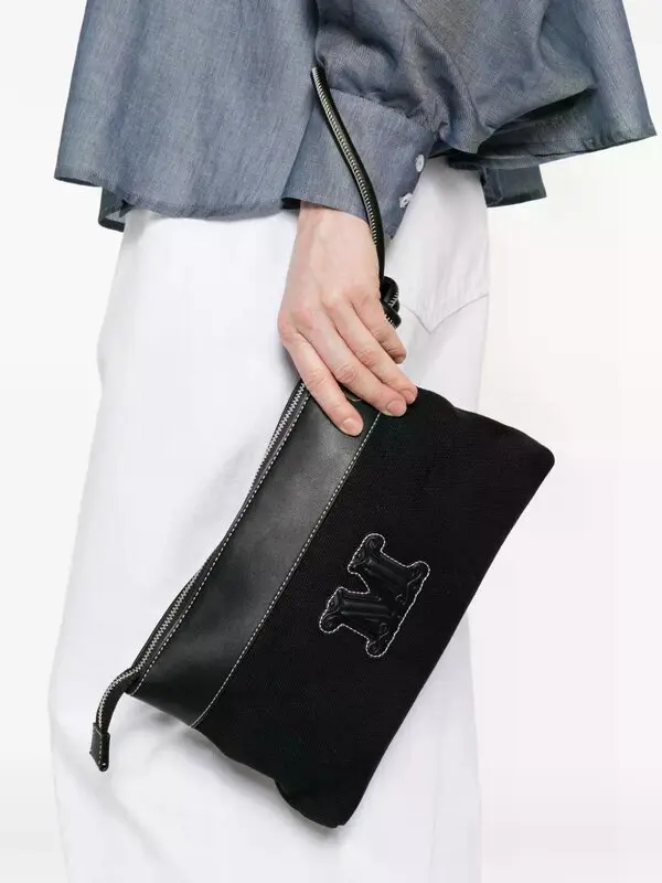 Max Mara Appliqué Wristlet - Black