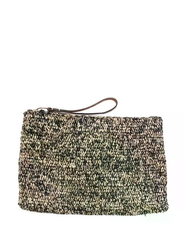 IBELIV Woven Clutch With Wrist Strap