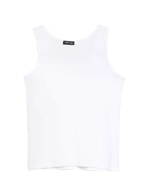 ANNE CLAIRE Tank Top - White