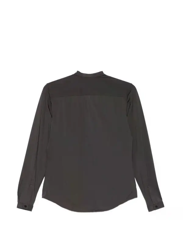 XACUS Magda Band-collar Button-up Shirt