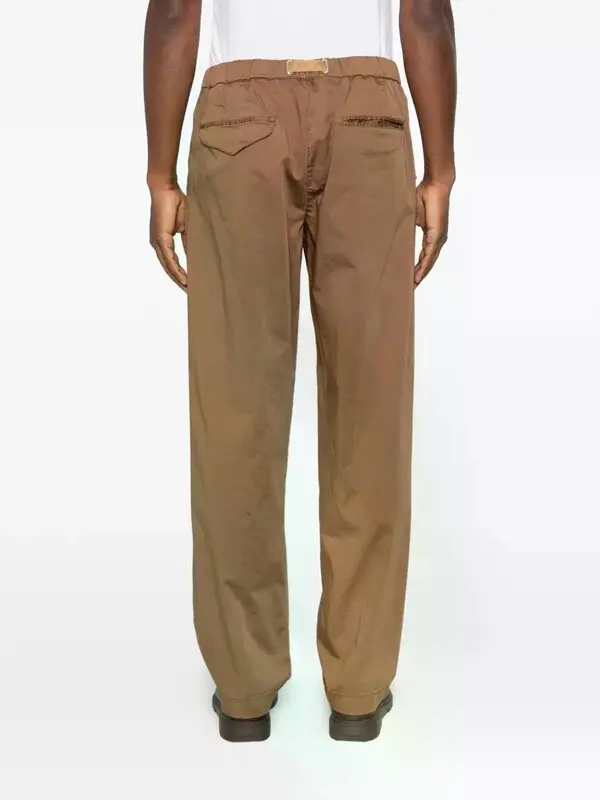 WHITE SAND Belted Trousers