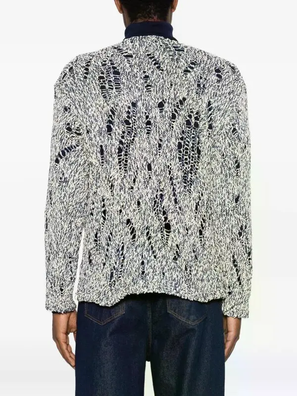 AMARANTO Distressed-effect Sweater - Neutrals