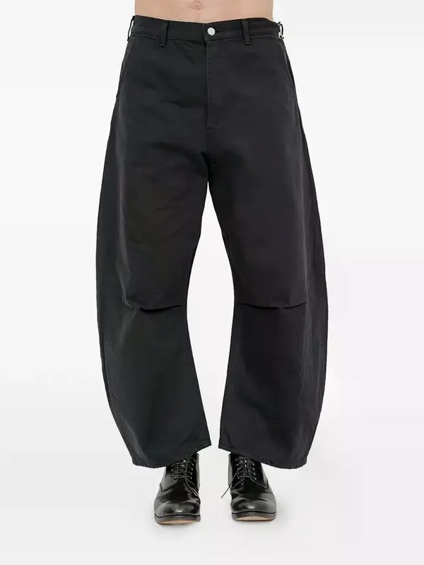 Comme Des Garçons Patch-pocket Curved Jeans