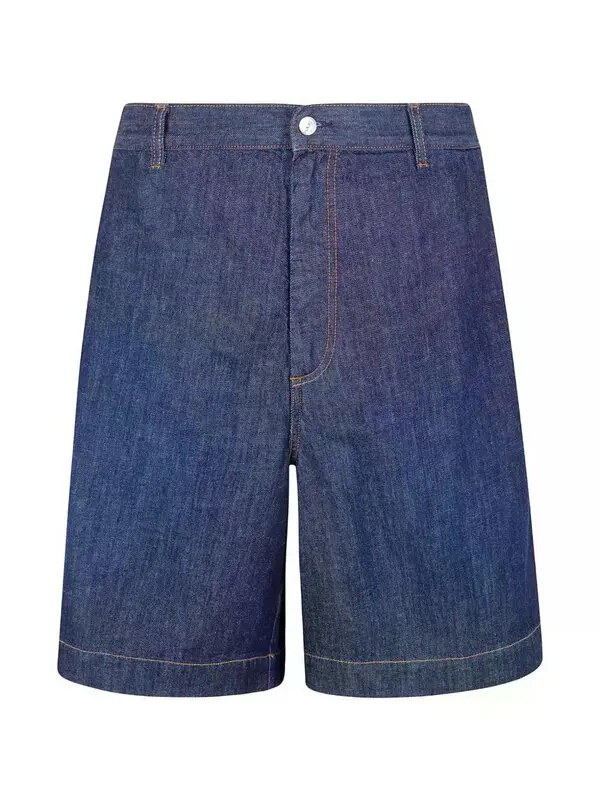 NINE:INTHE:MORNING Elasticated-waistband Denim Shorts