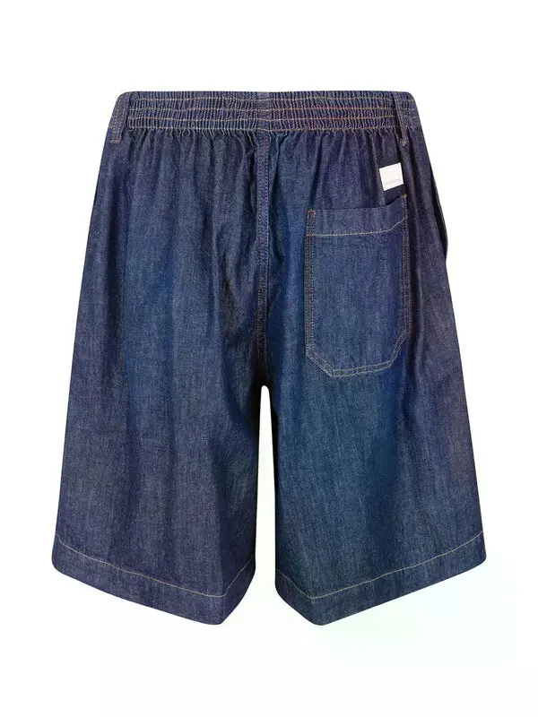 NINE:INTHE:MORNING Elasticated-waistband Denim Shorts