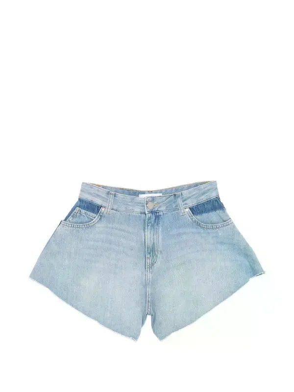 Pinko Raw-cut Denim Shorts