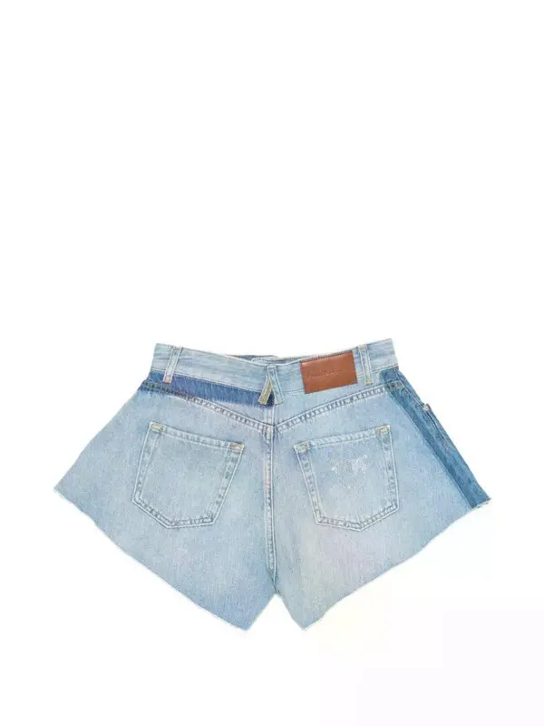 Pinko Raw-cut Denim Shorts