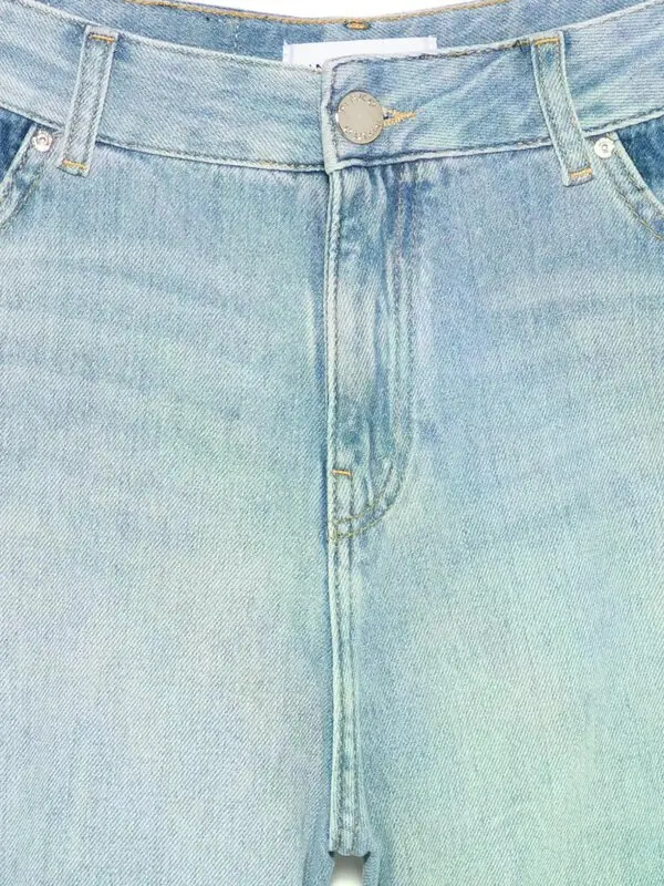 Pinko Raw-cut Denim Shorts