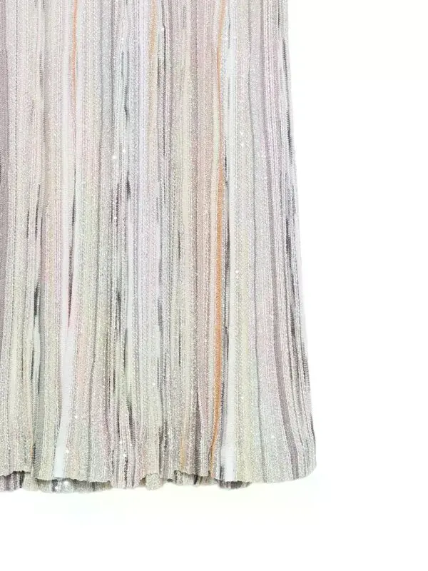 Missoni Striped High-neck Mini Dress
