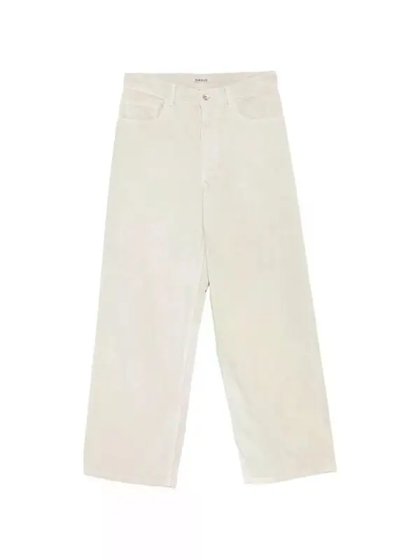 Auralee Corduroy Trousers - Neutrals
